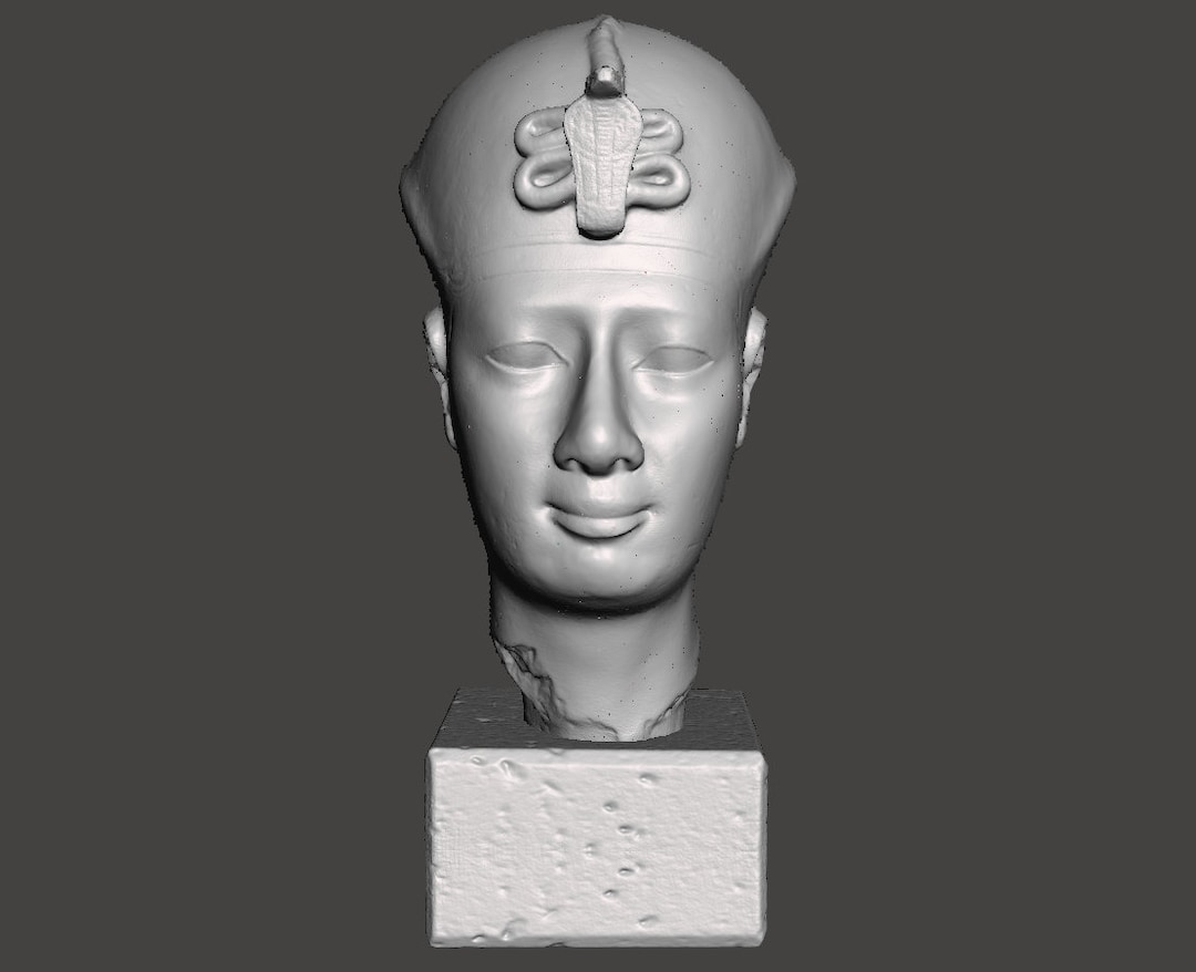 Pharaoh Apries 3D Printed Egyptian Bust Replica - Etsy