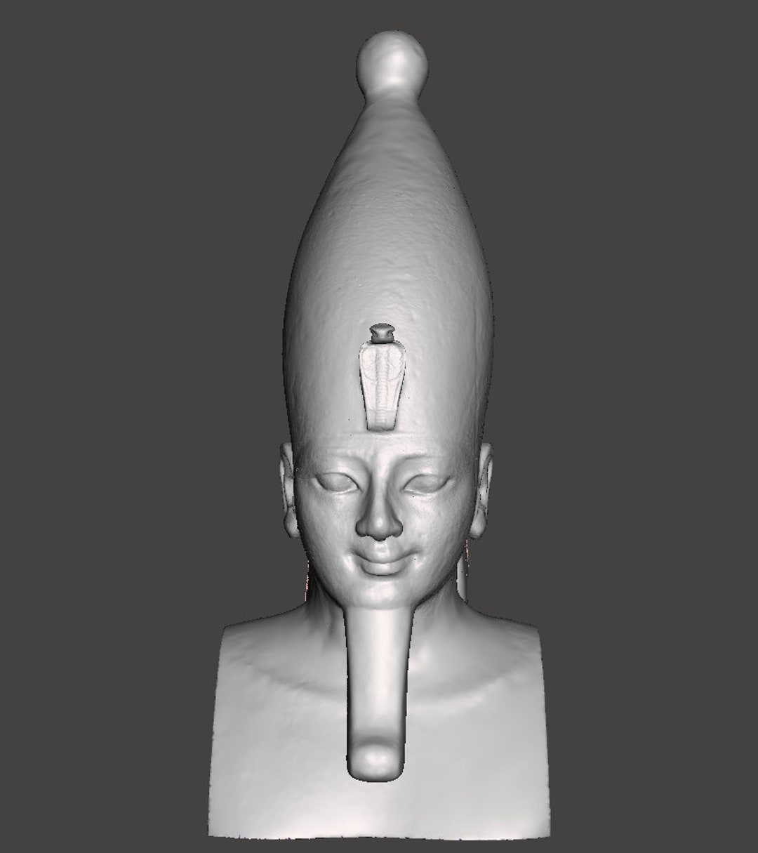 Pharaoh Ahmose I 3D Printed Egyptian Bust Replica. - Etsy