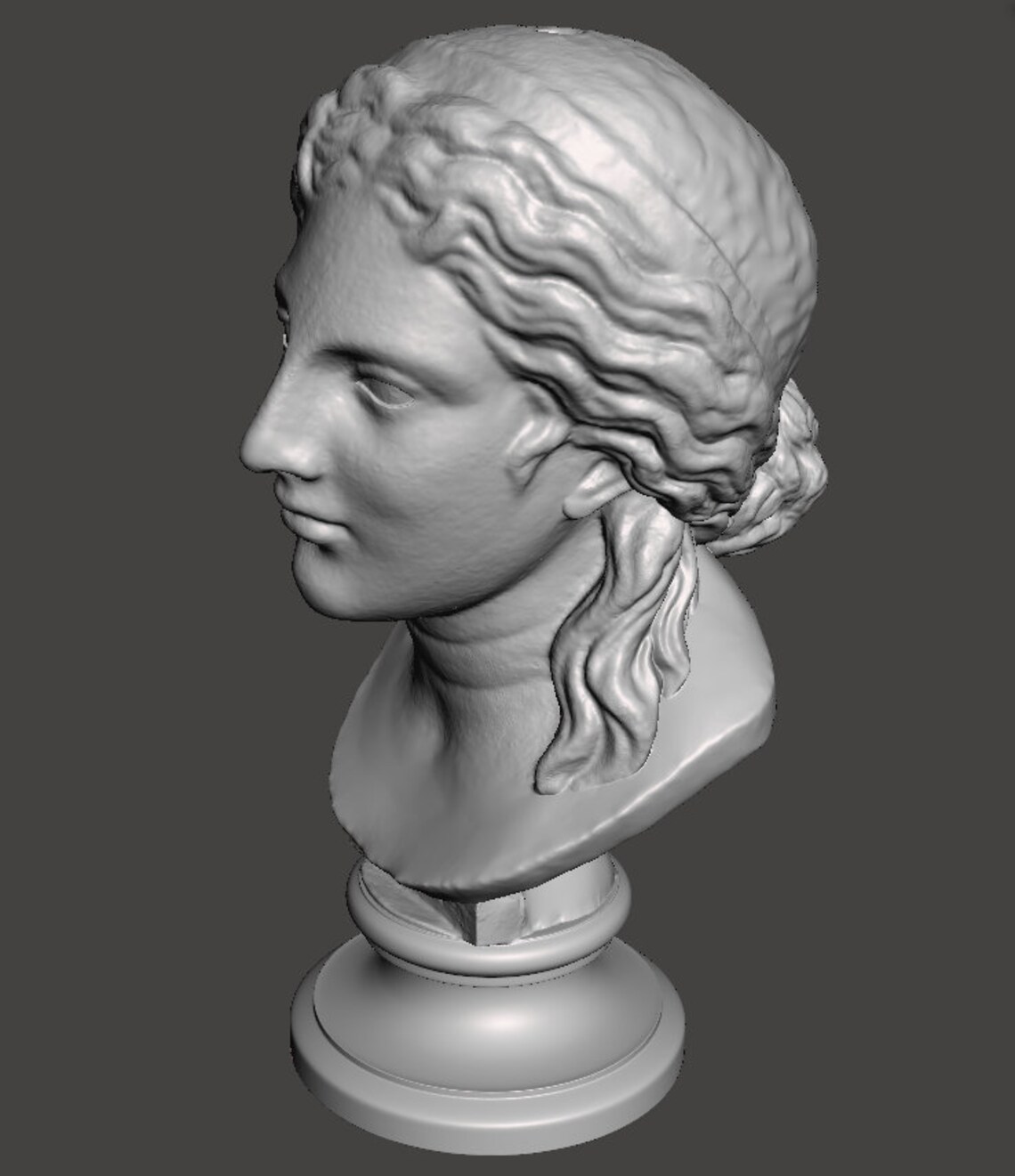 Queen Arsinoe IV 3D Printed Egyptian Bust Replica. 16 Cm High - Etsy