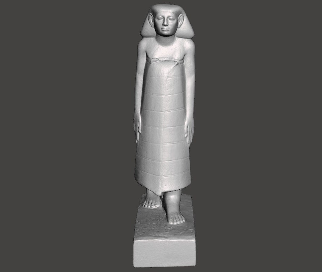 Egyptian Royal Scribe Senebtyfy 3D Printed Statue Replica - Etsy