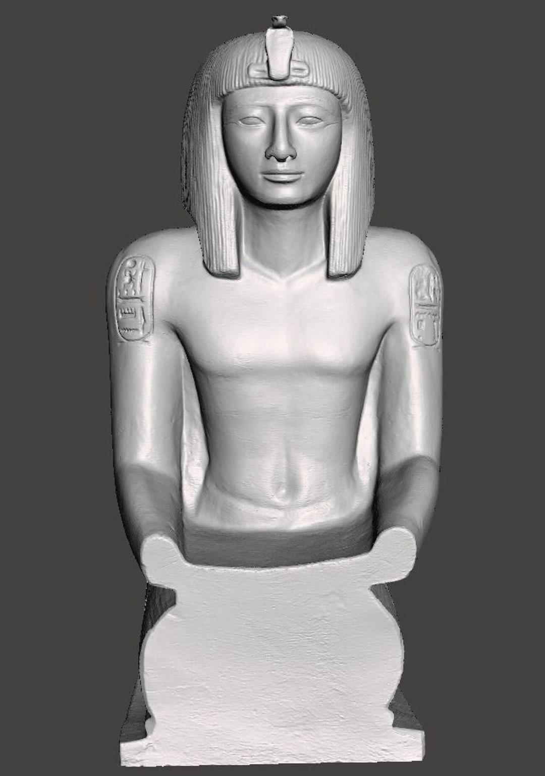 Pharaoh Seti II 3D Printed Egyptian Bust Replica. - Etsy