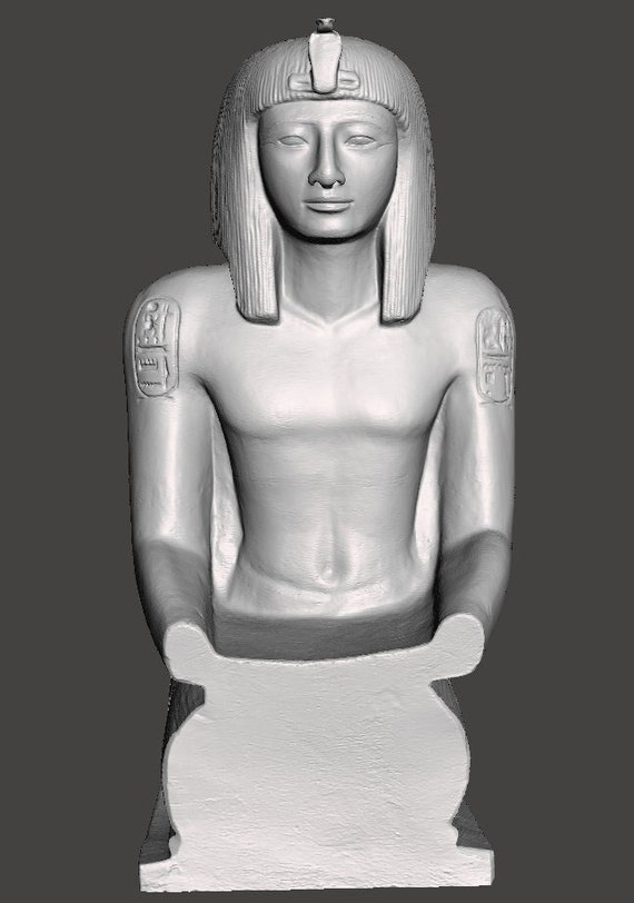 Pharaoh Seti II 3D Printed Egyptian Bust Replica. - Etsy