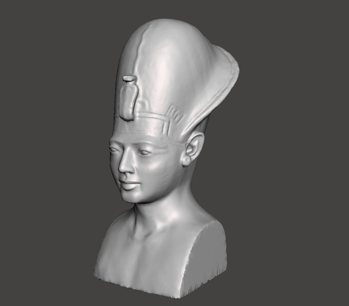 Pharaoh Amenmesse Bust 3D Printed Egyptian Replica. - Etsy