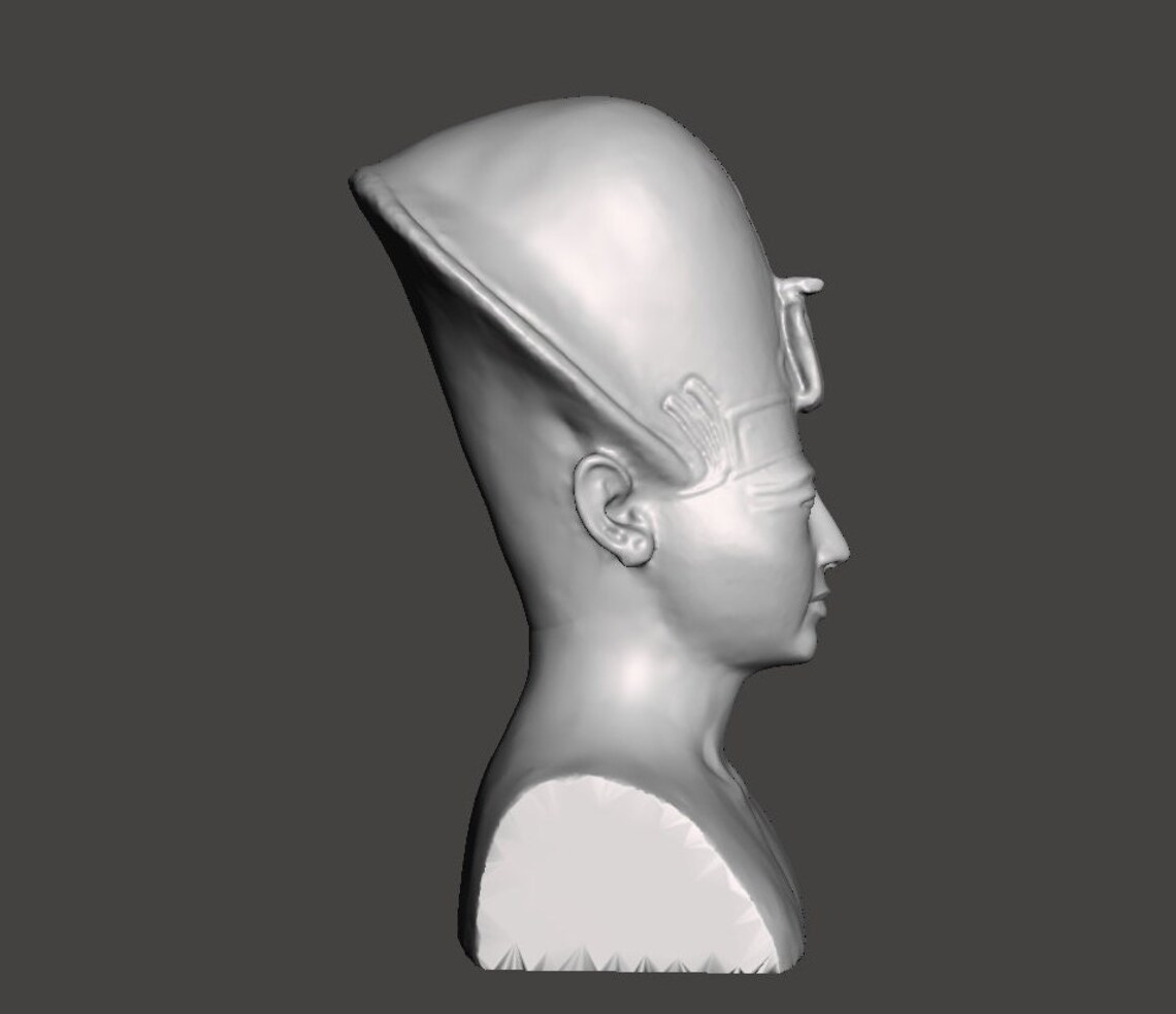 Pharaoh Amenmesse Bust 3D Printed Egyptian Replica. - Etsy