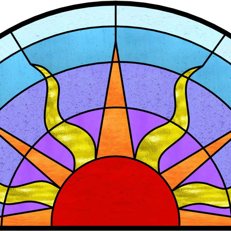 Stain Glass Transom - Etsy