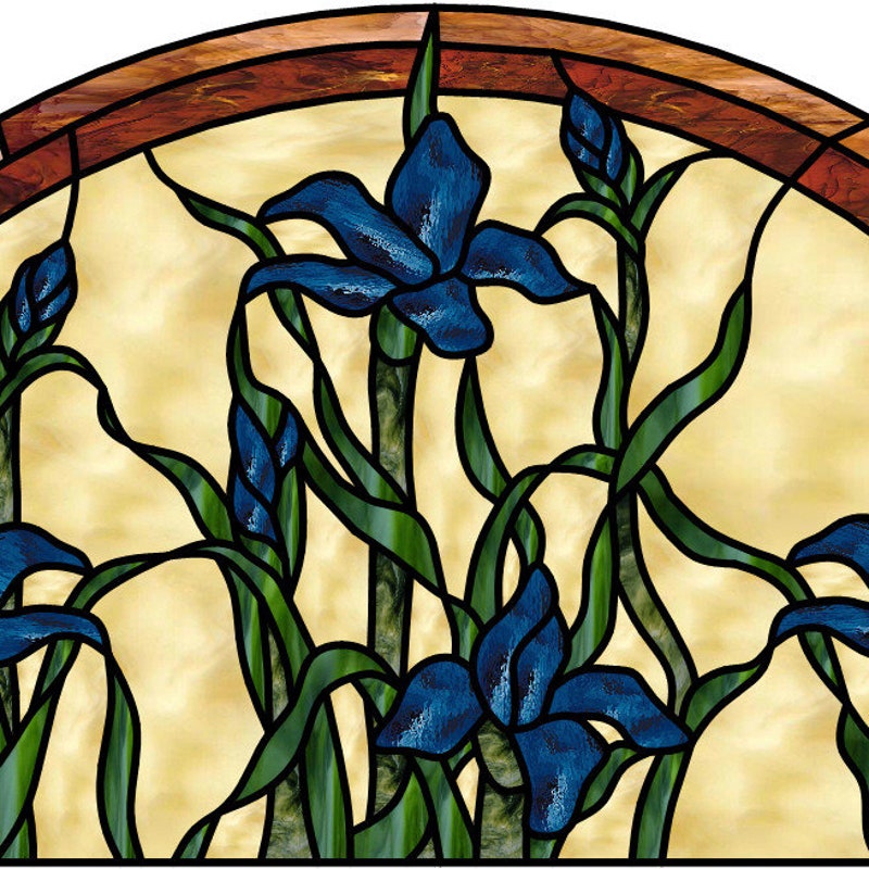 Stain Glass Transom - Etsy