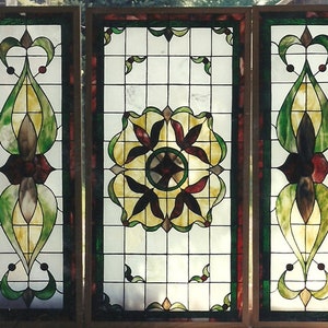 Modern Victorian Stained Glass Pattern Design - Etsy