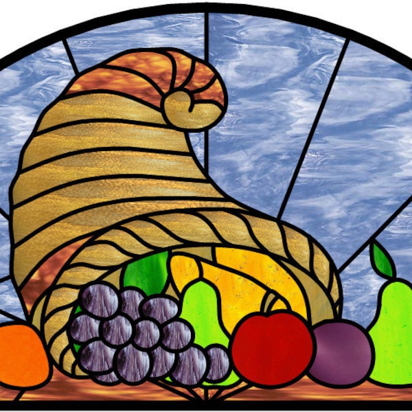 Arched Stained Glass Transom - Etsy