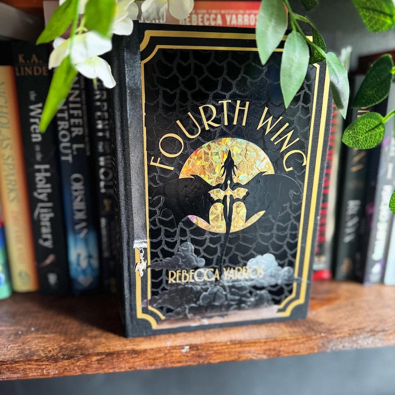 Fourth Wing Book Cover - Etsy