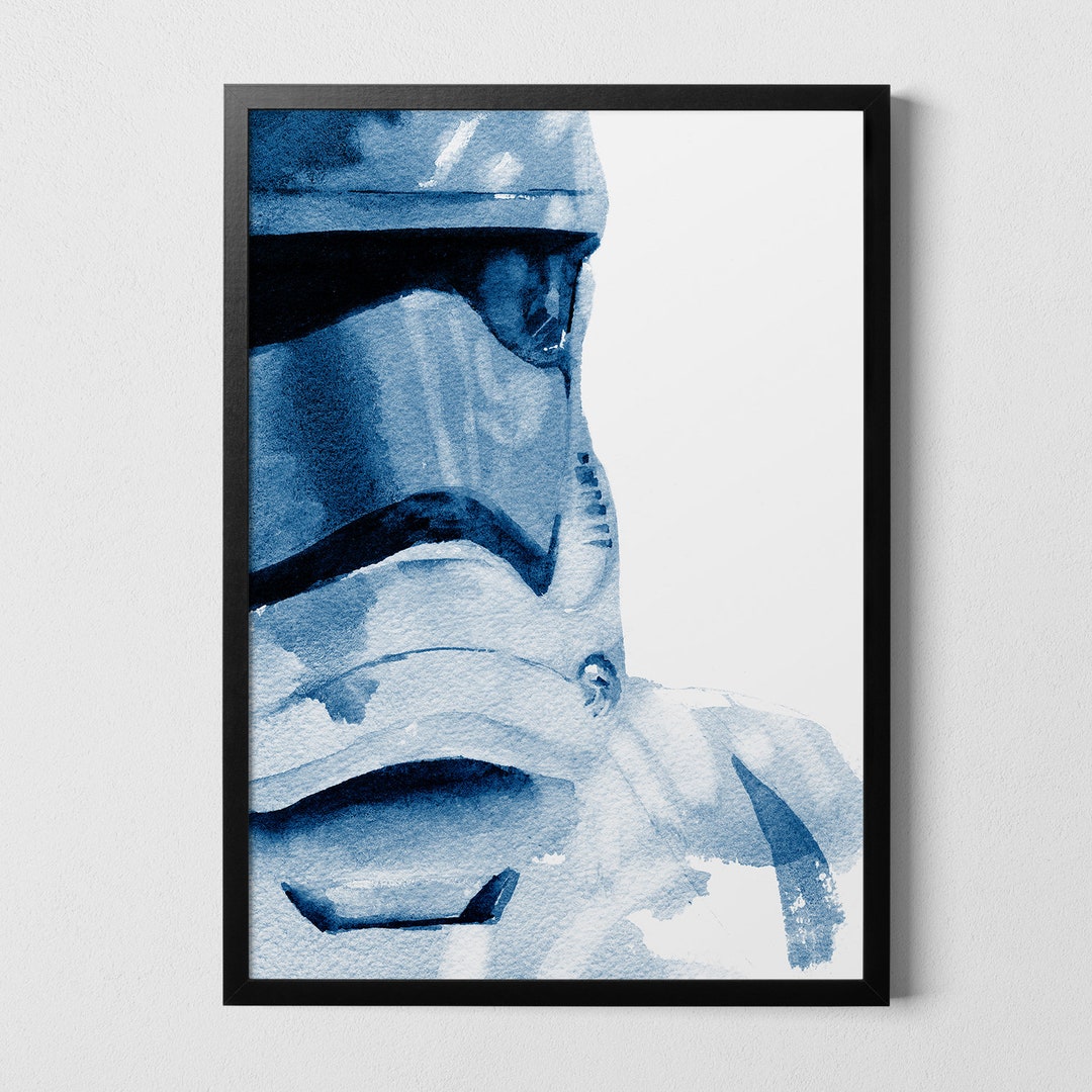 Storm Trooper Art Original Watercolour Giclee Print - Etsy