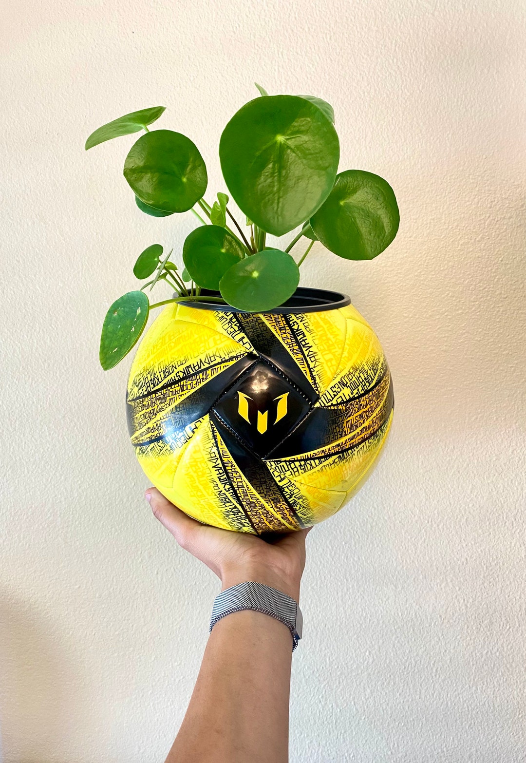 Messi Soccer Ball Planter - Etsy