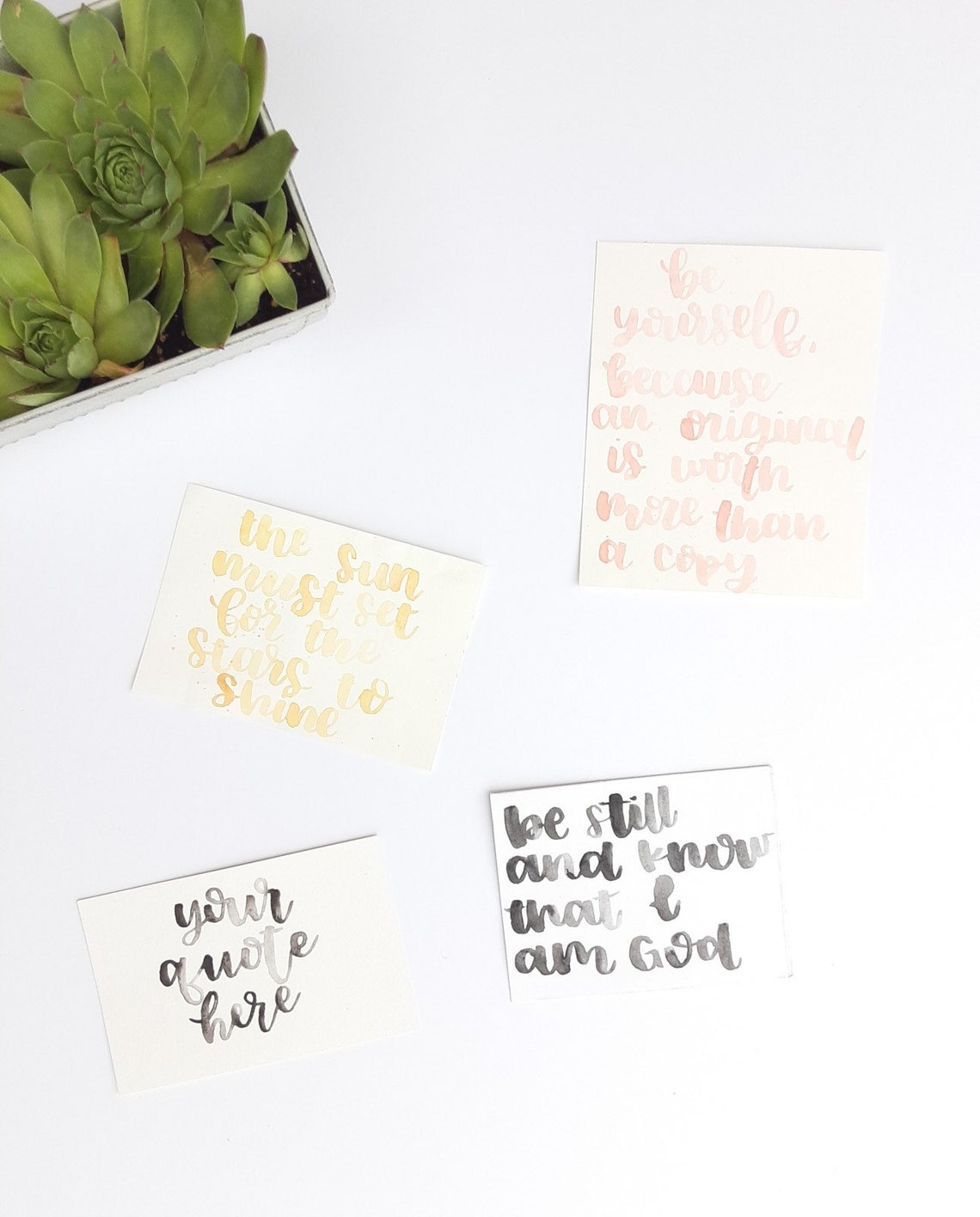 Custom Calligraphy Sign Custom Handlettered Quote Custom | Etsy