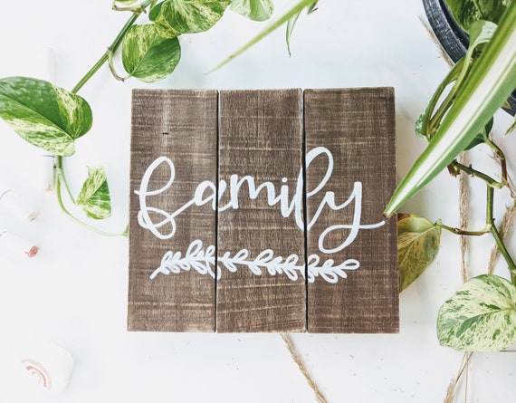 Family Sign-family Calligraphy Calligraphy - Etsy