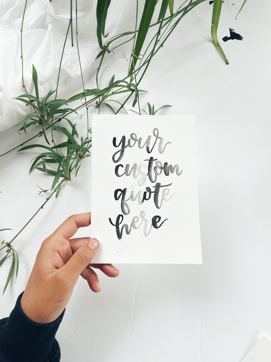 Custom Calligraphy Sign, Custom Handlettered Quote, Custom Bible Verse ...