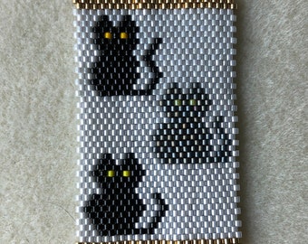 I LOVE CATS Peyote Pen Wrap Pattern Pdf Digital Download - Etsy