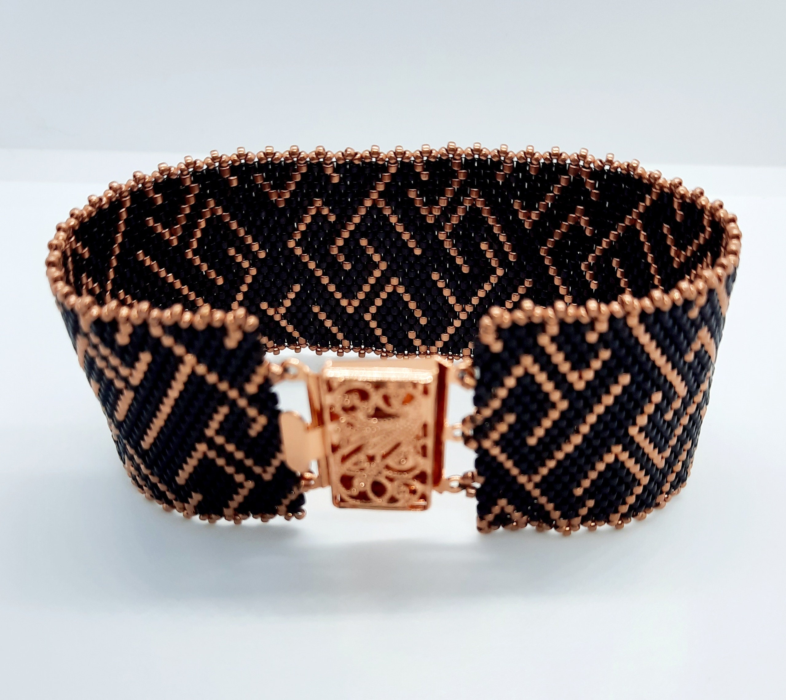 Copper Maze Peyote Stitch Bracelet Pattern - Etsy