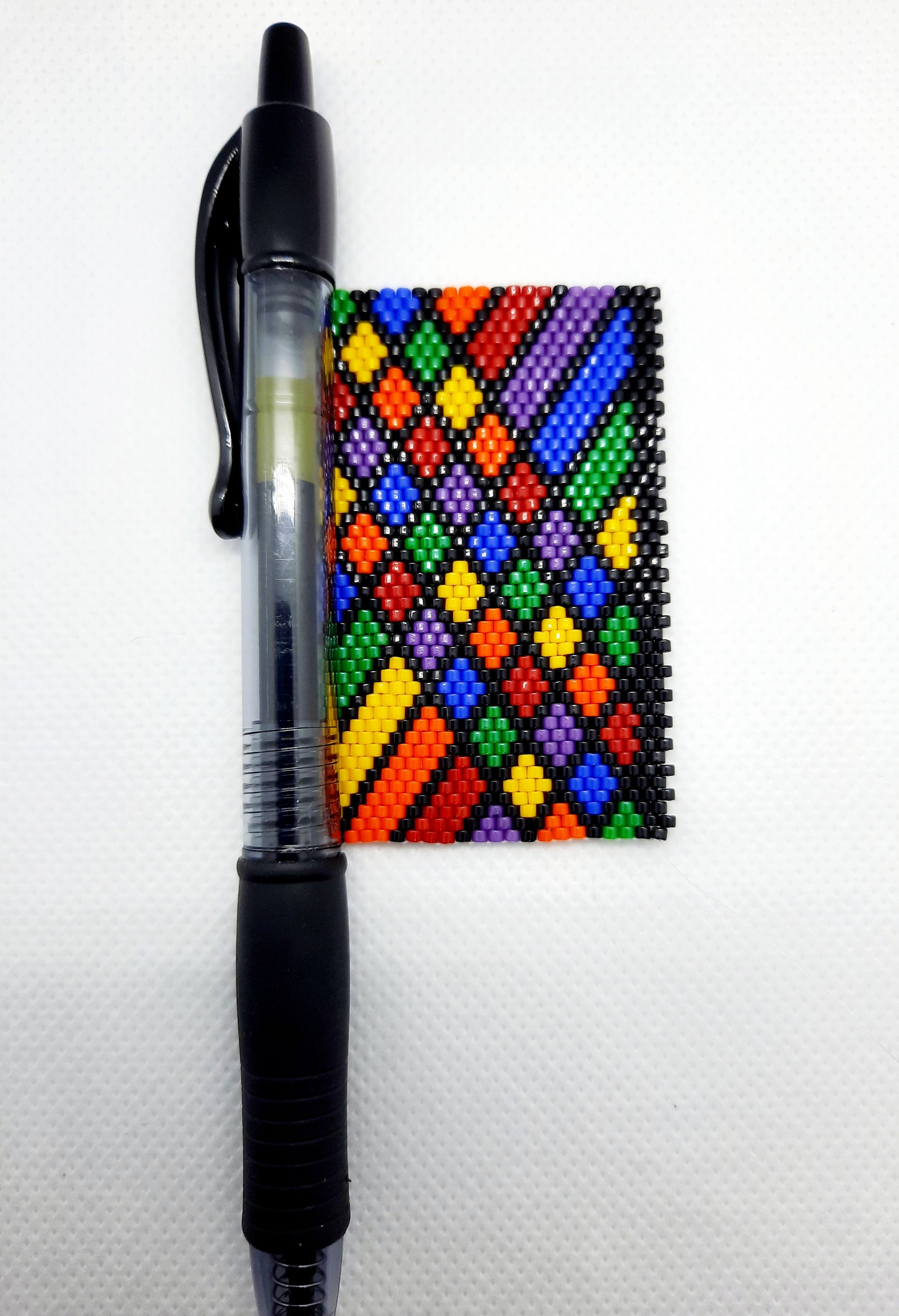 Rainbow and Metallic Stripes Pen Wrap Patterns - Etsy