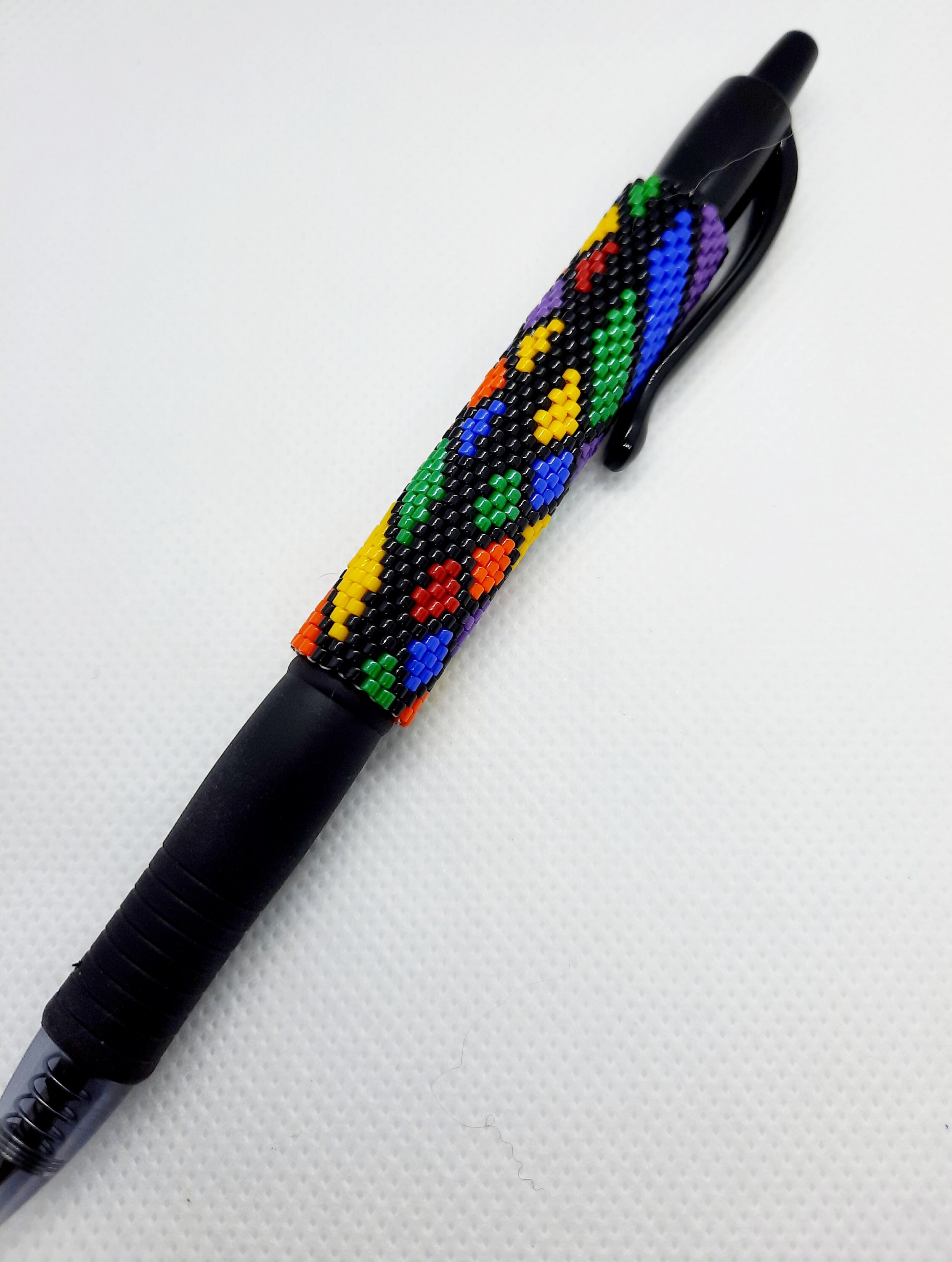 Rainbow and Metallic Stripes Pen Wrap Patterns - Etsy