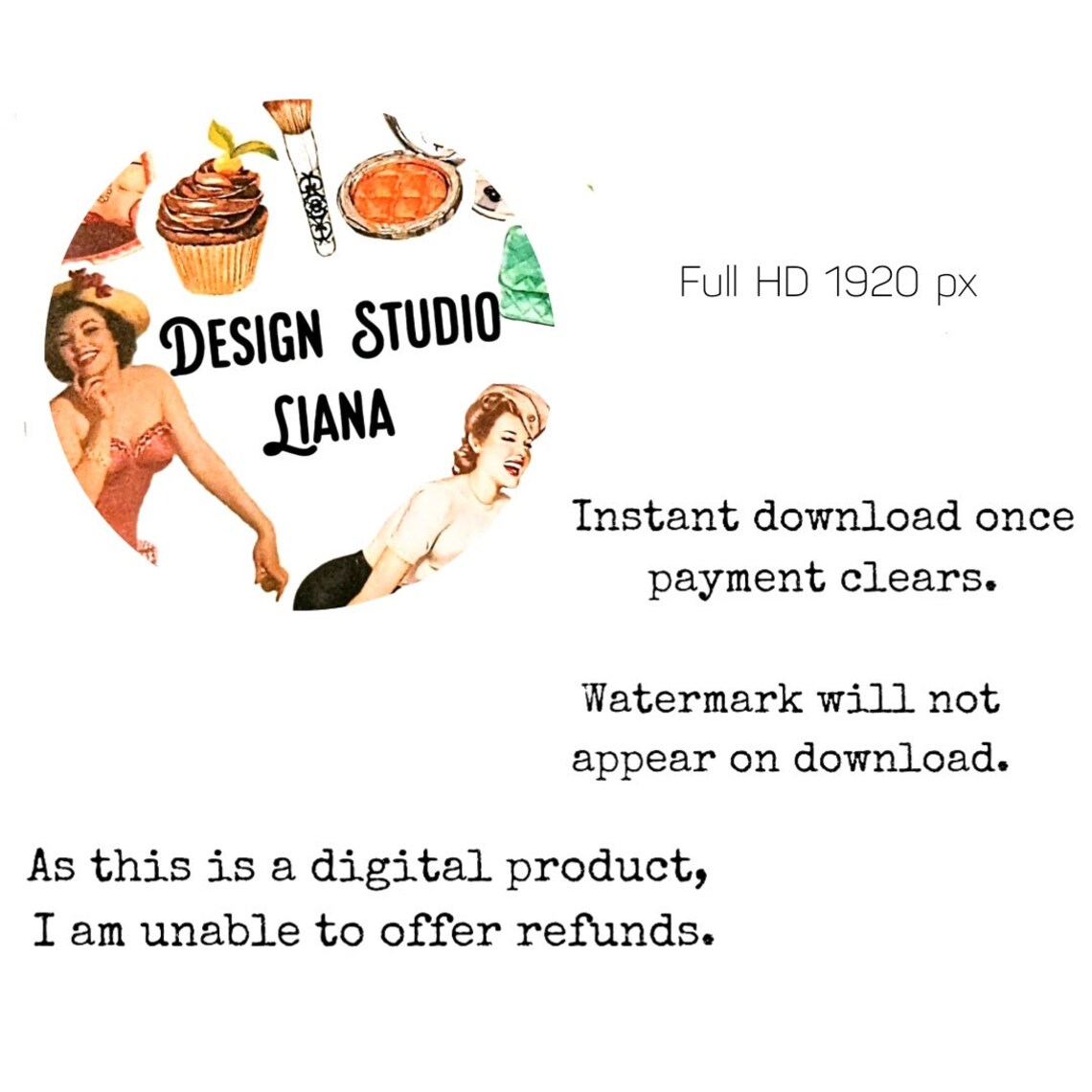 Pin up Bathing Girls Clipart 1950s. - Etsy