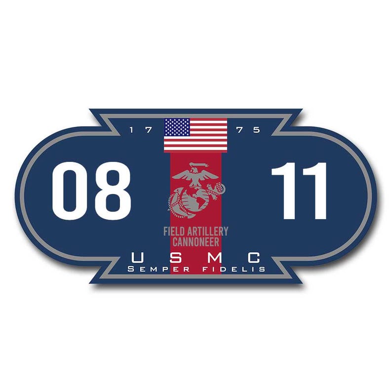 USMC MOS Decal - Marine Corps MOS Decal - Marine Corps Blood Stripe ...