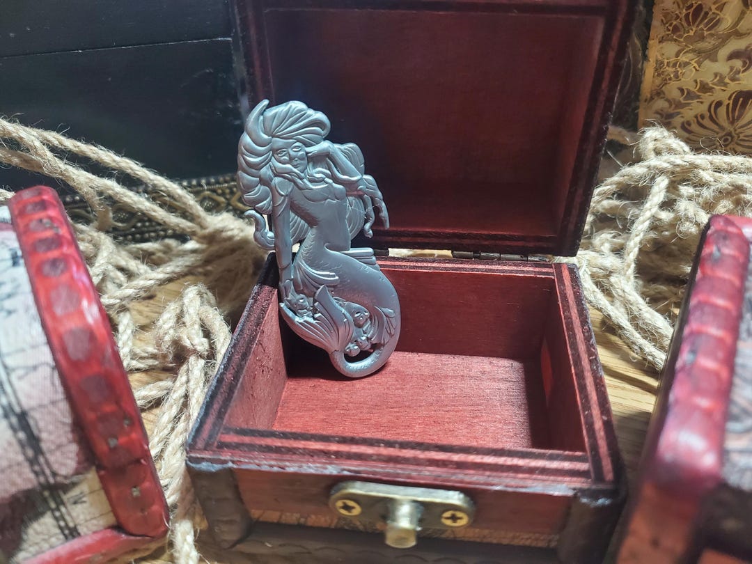 US Navy Mermaid Trinket Coin Calypso Ariel Atlantis Siren Sea Stories ...