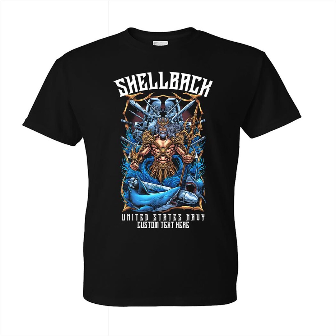 US Navy Shellback Shirt - Ancient Order OF the Deep - King Neptune ...