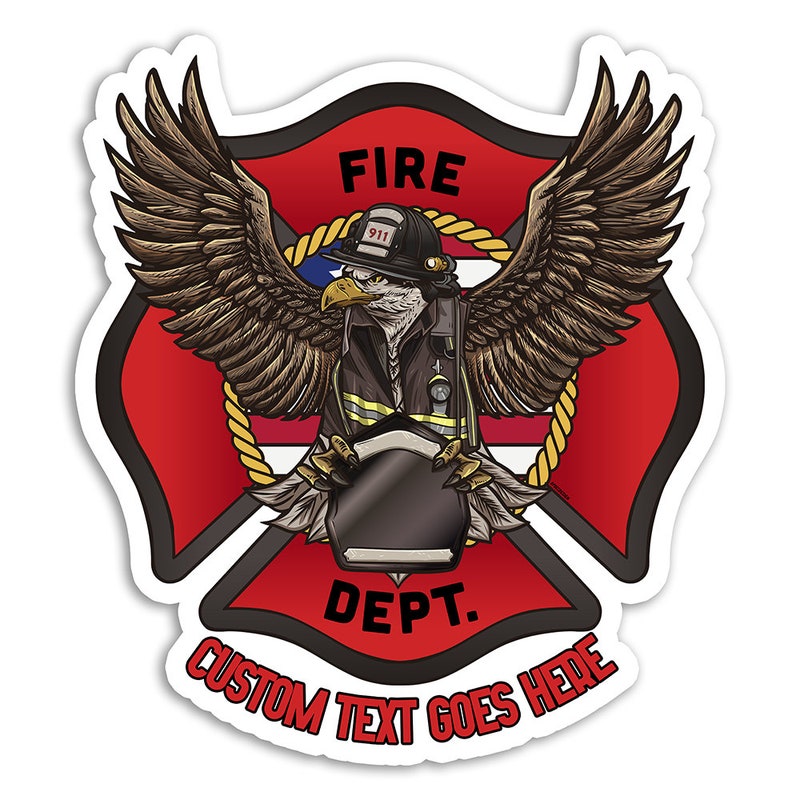 Custom Fireman Decal - Etsy