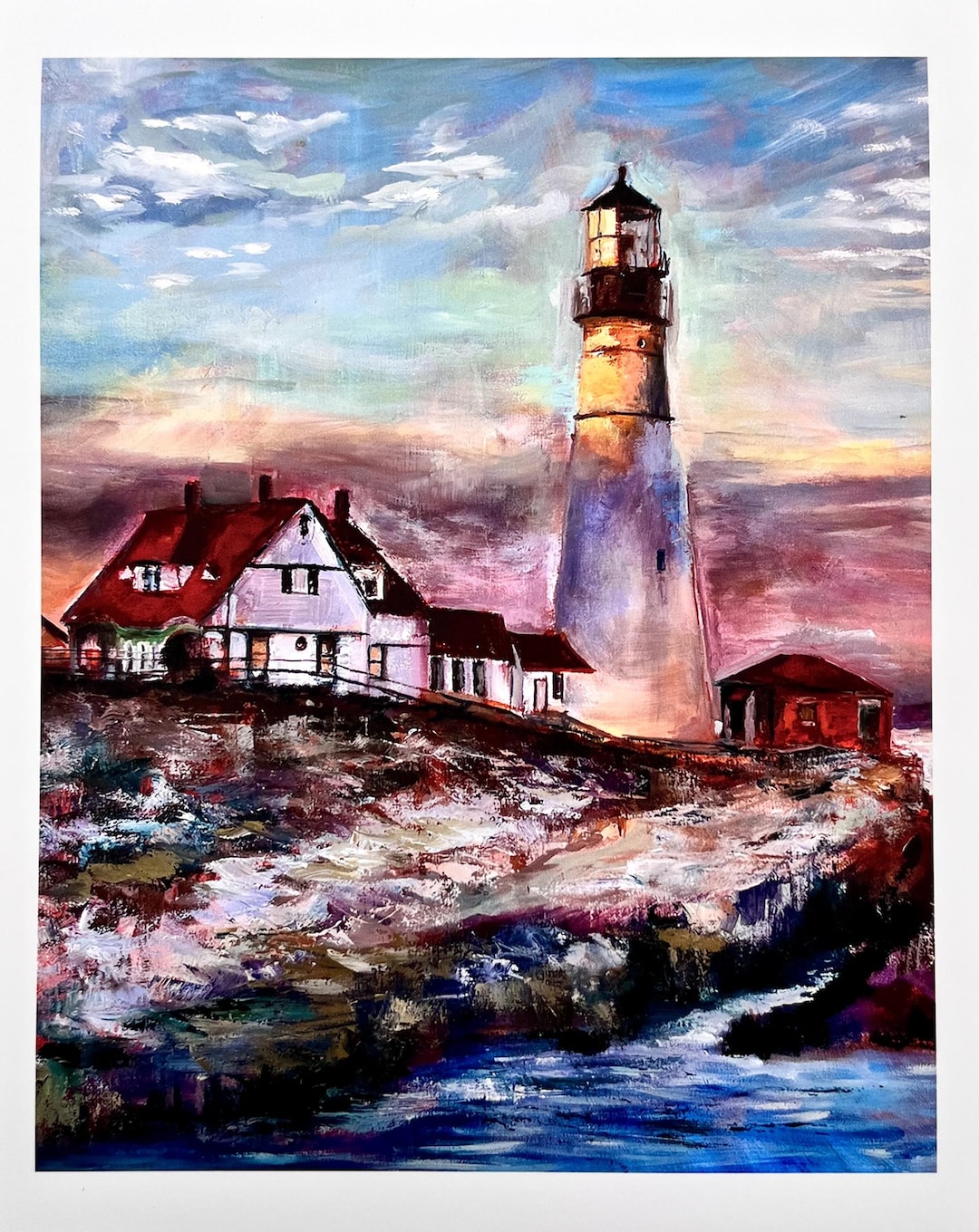 Portland Head Light - 8x10in. Gicleé Print - Etsy