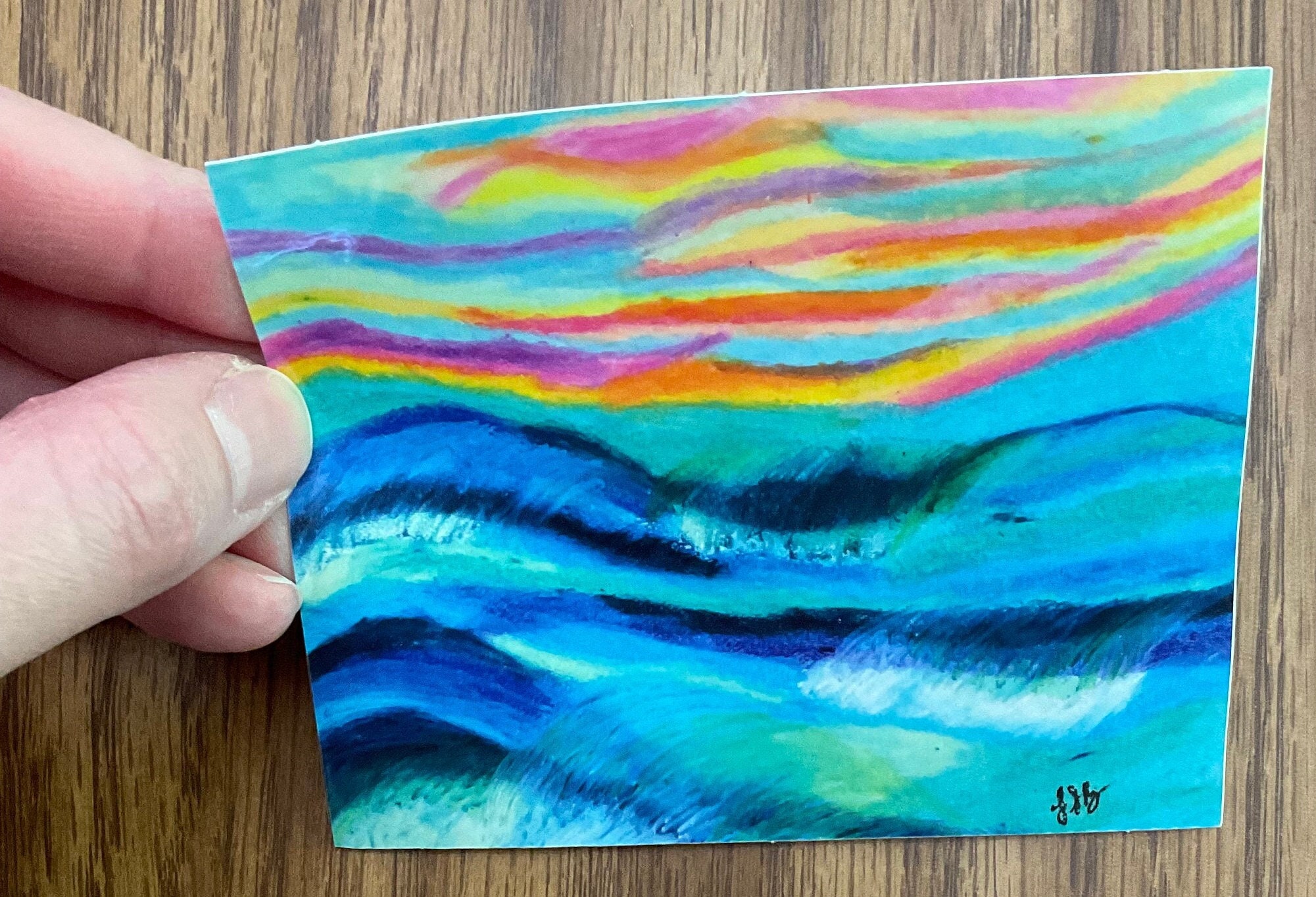 OBX Outer Banks North Carolina Beach Coastal Sunset Waves Sea Vinyl ...