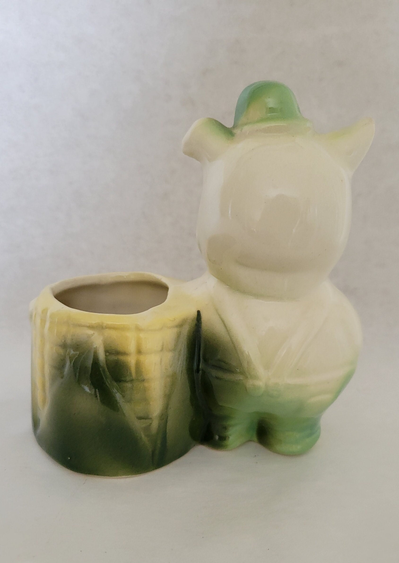 Vintage Farmer Pig Planter, Country Style Planter, Pig Collectable - Etsy