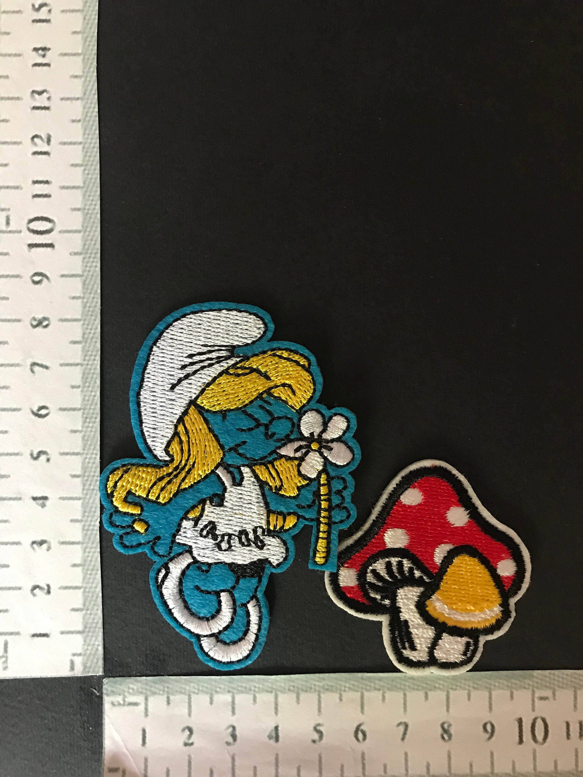 Patch Smurfs Applique Schtroumpfs Iron-on Patch the Smurfs New Iron ...