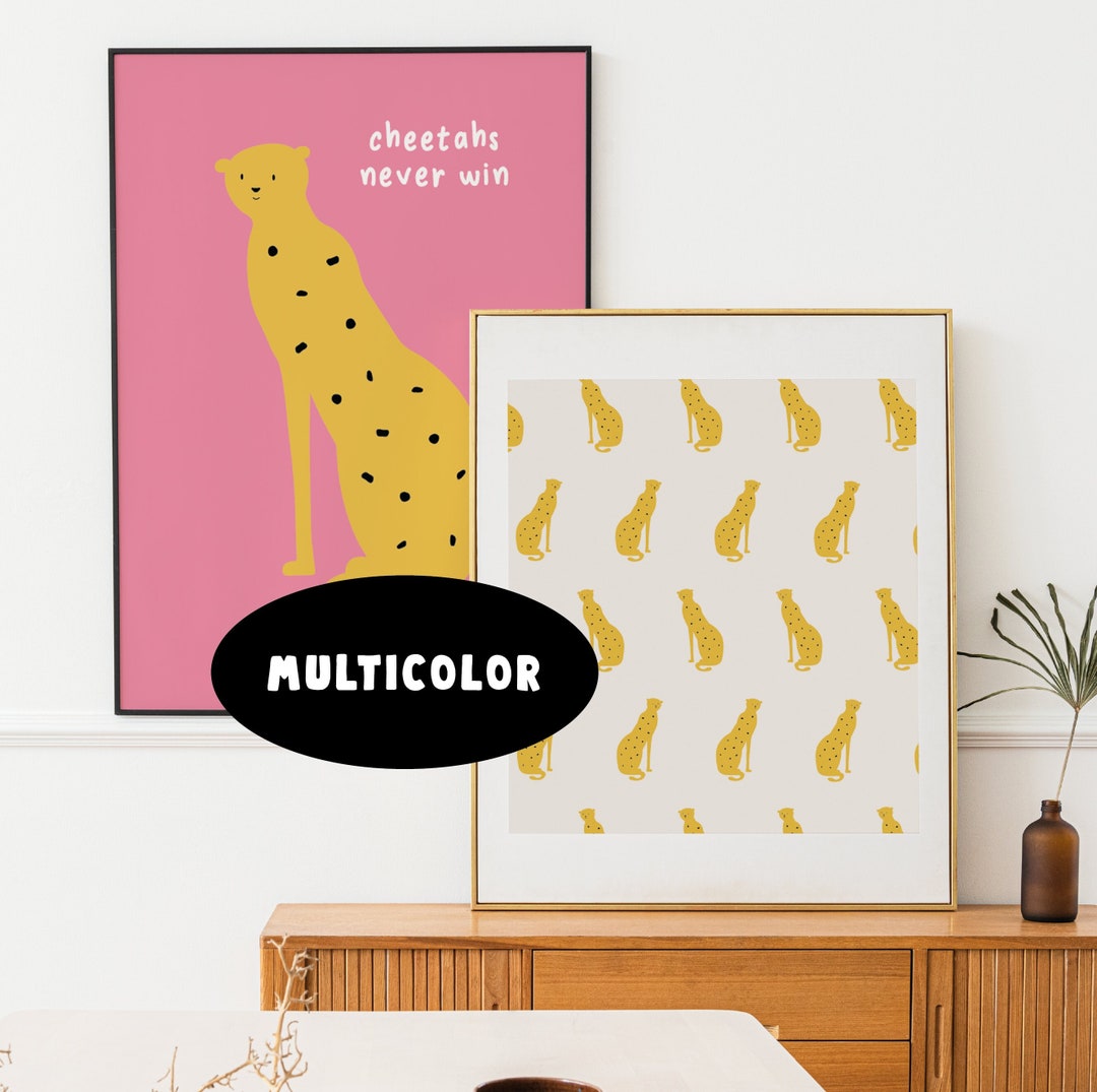 Cheetah Poster - Etsy