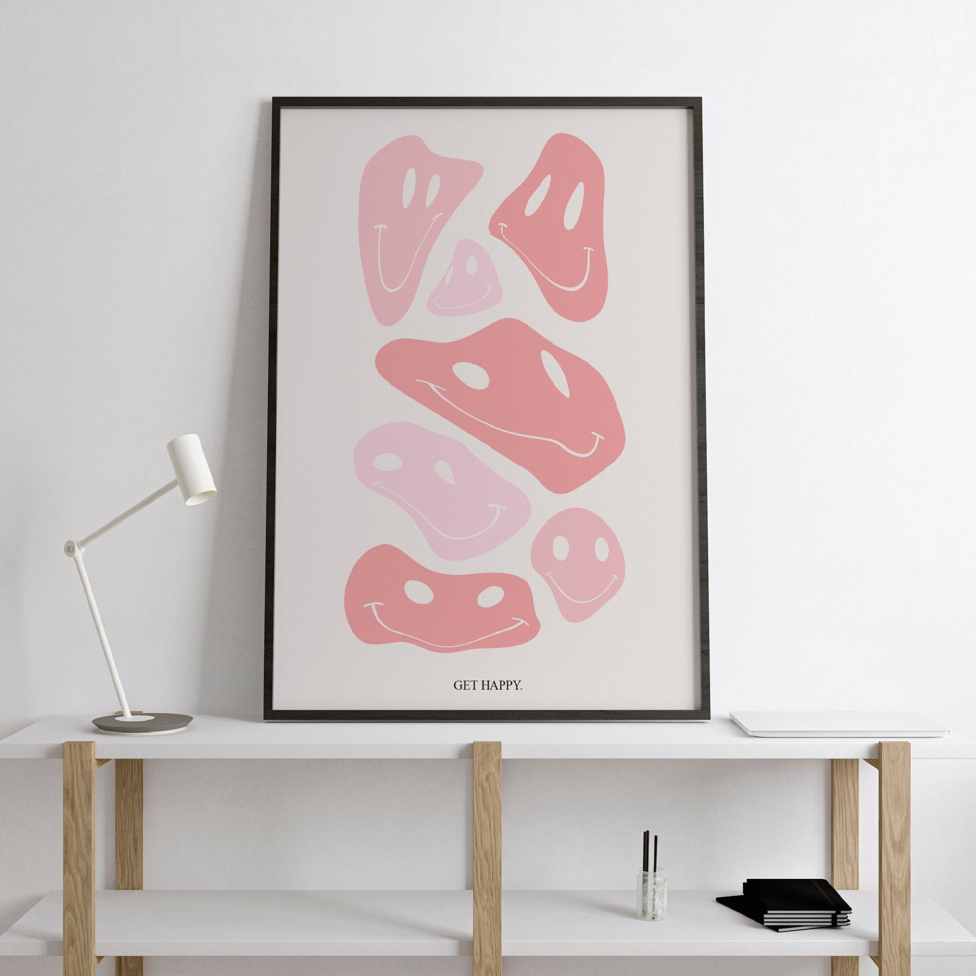 Smiley poster - Etsy Nederland