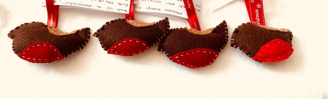 Robin Decorations Robin Handmade Decoration Christmas - Etsy