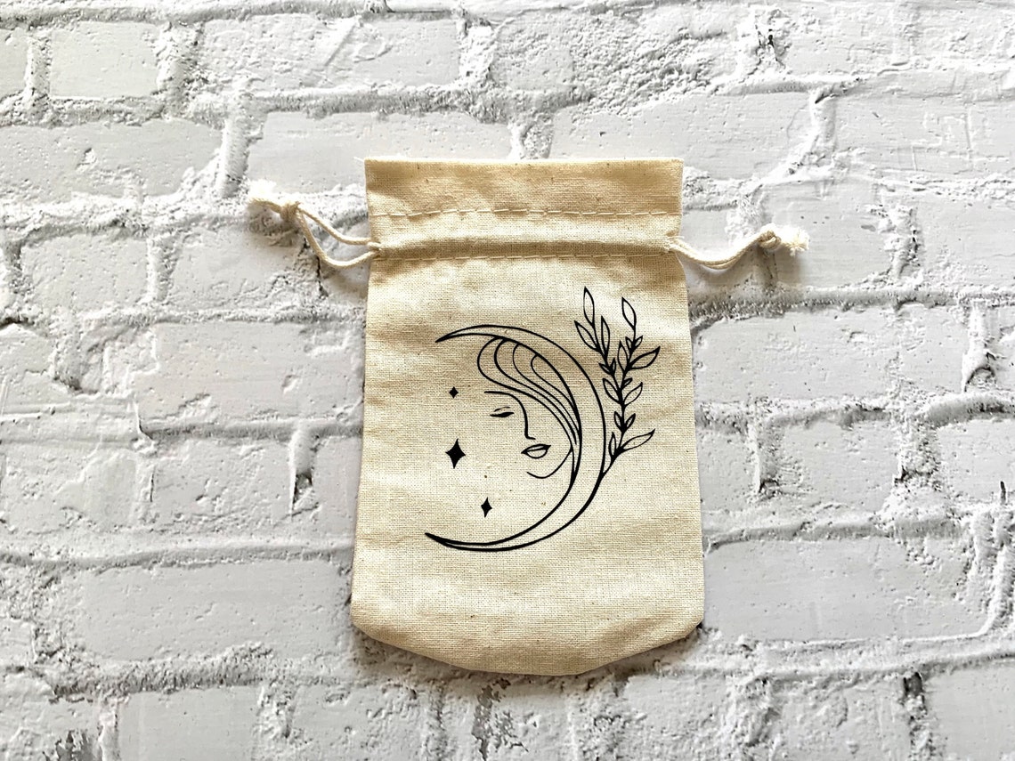 White Crystal Pouch Bag Pouch for Crystals Bag for Crystals - Etsy