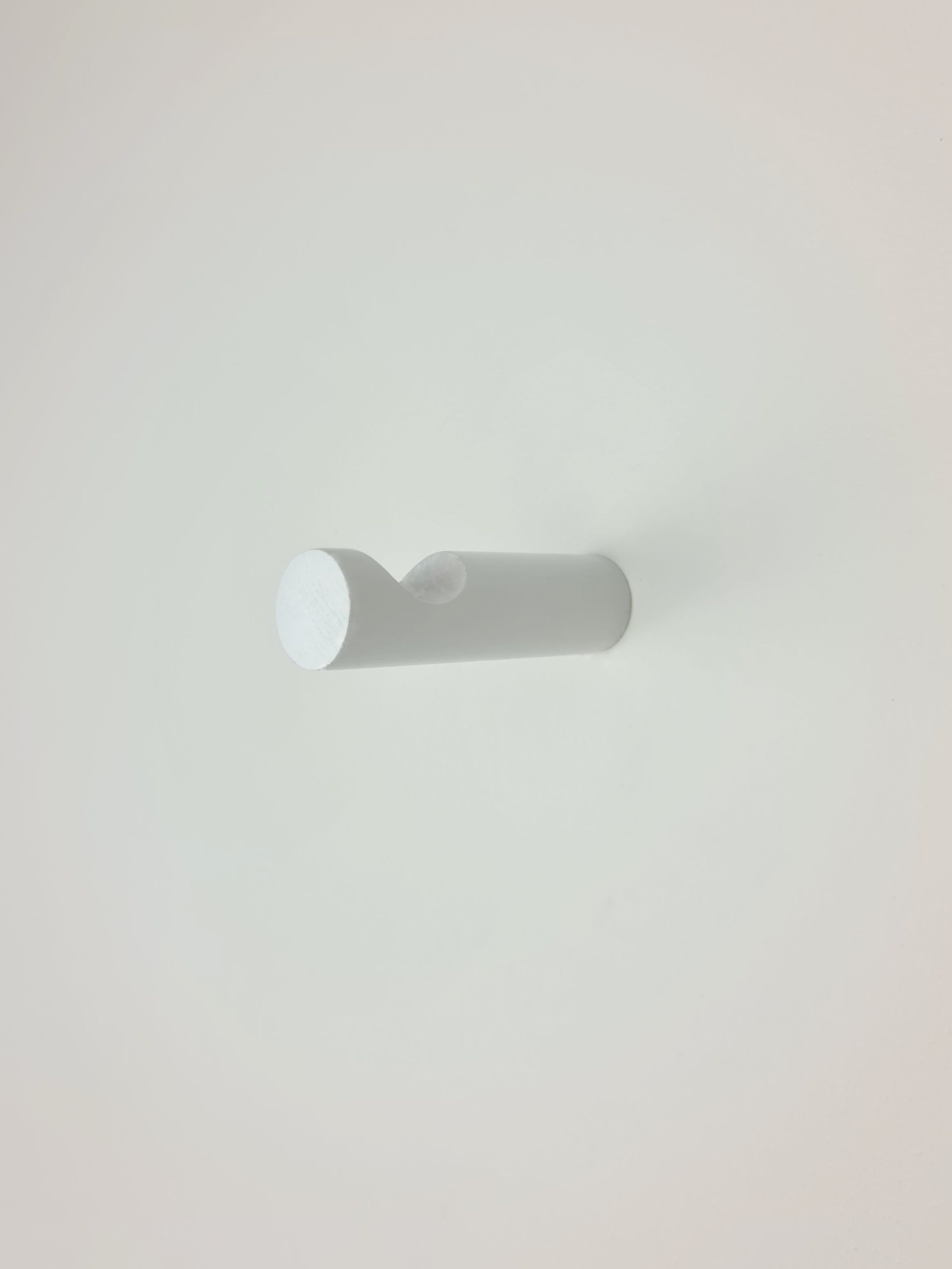 White Wooden Hook Heavy Wall Mounted Hook Decorative and Functional ...