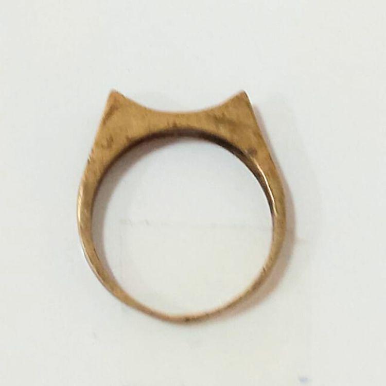 Ancient Antique Ring Bronze Color Authentic Very Old , Vintage Bronze ...