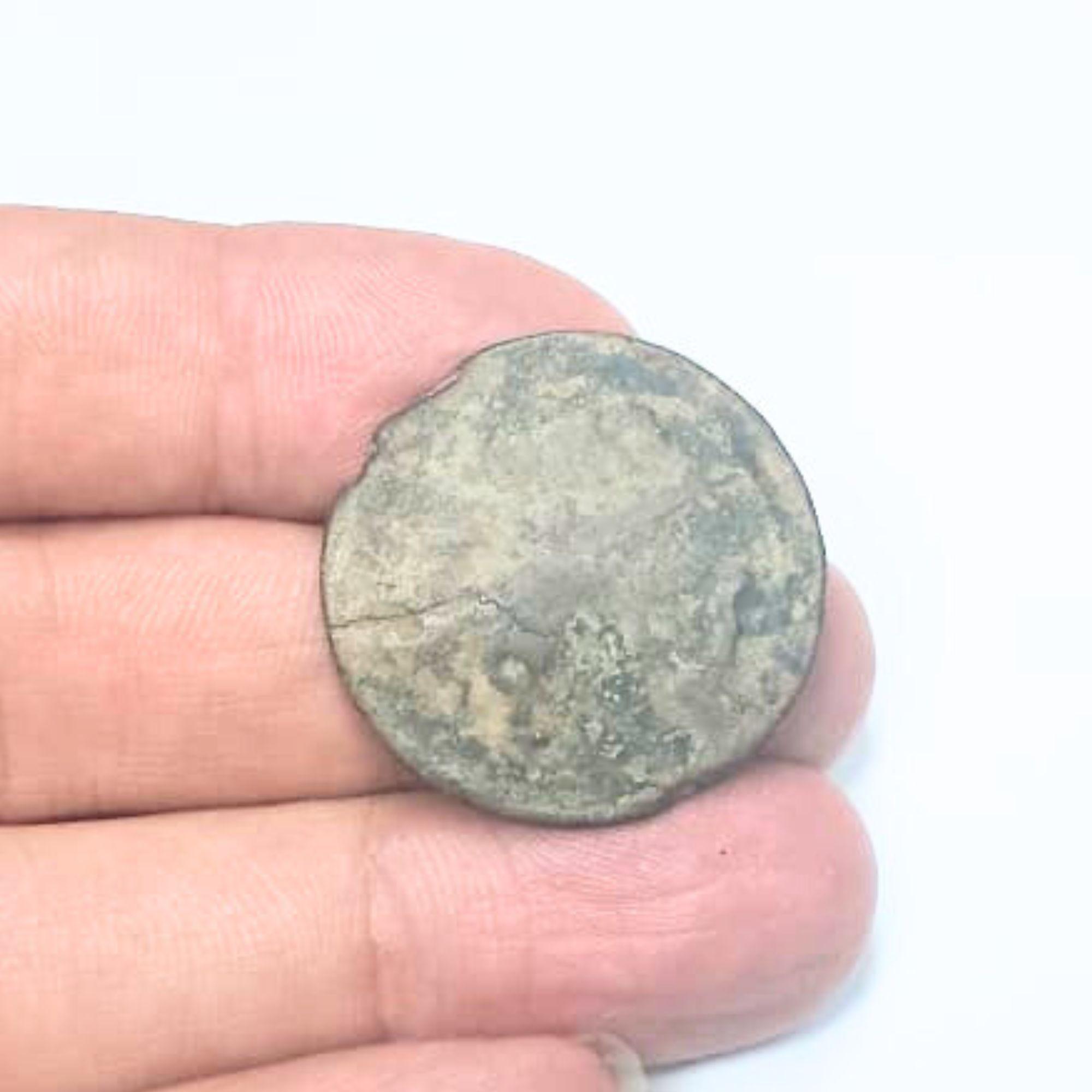 Coin Star of David Jewish Israel KING SOLOMON DAVID Antique Old Ancient ...