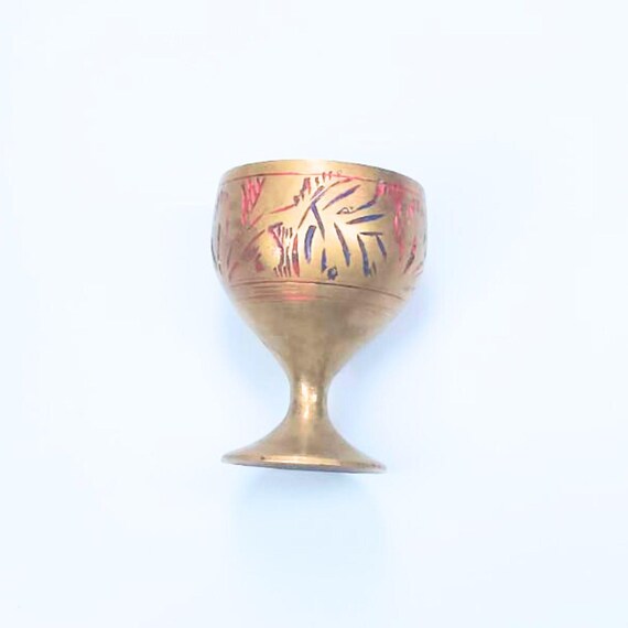 Rare Antique Roman Bronze Goblet - Miniature Handcraf… - Gem