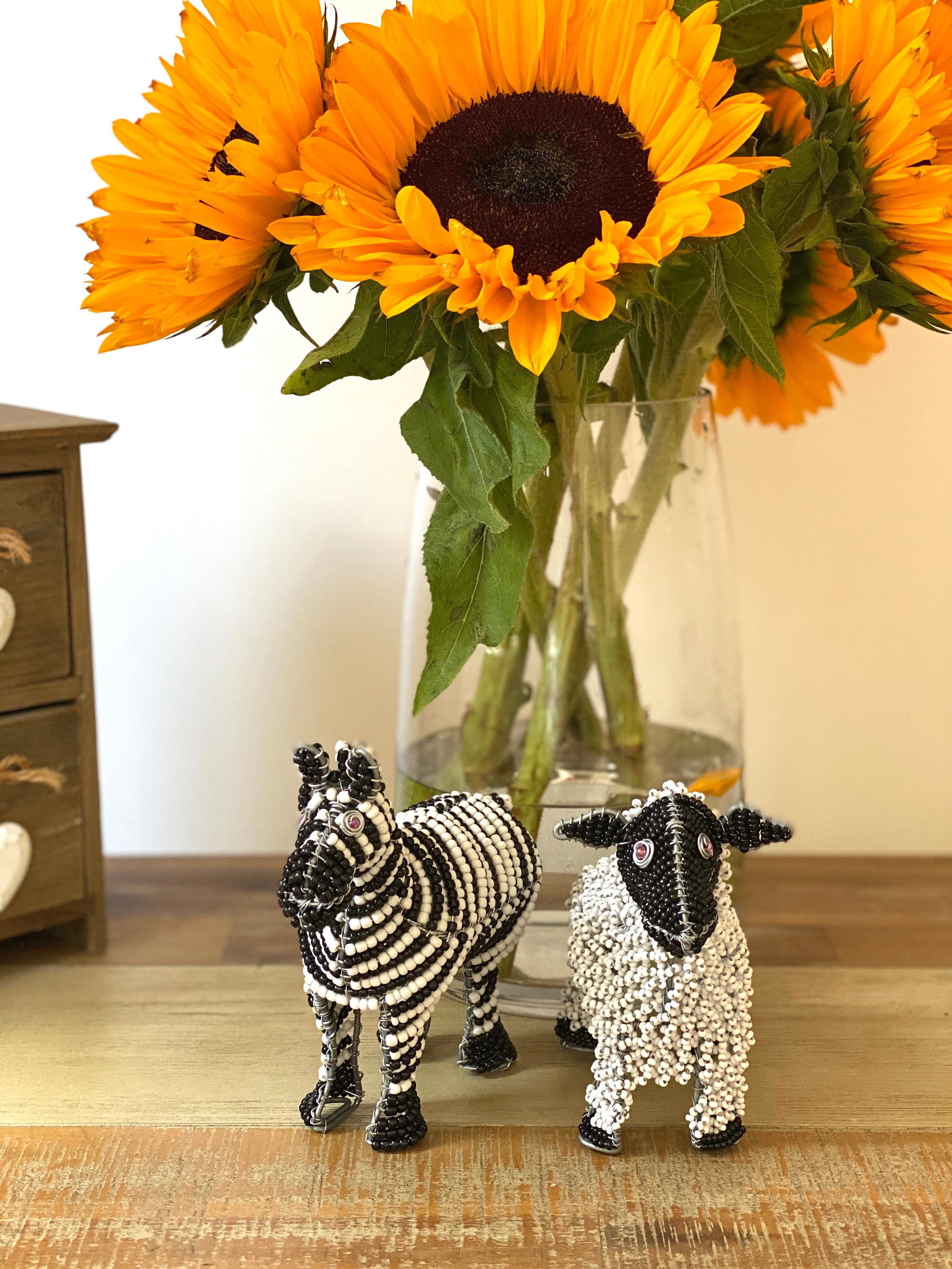 Beaded Zebra Wirework Wire Sculpture Zebra Sculpture South African Art ...