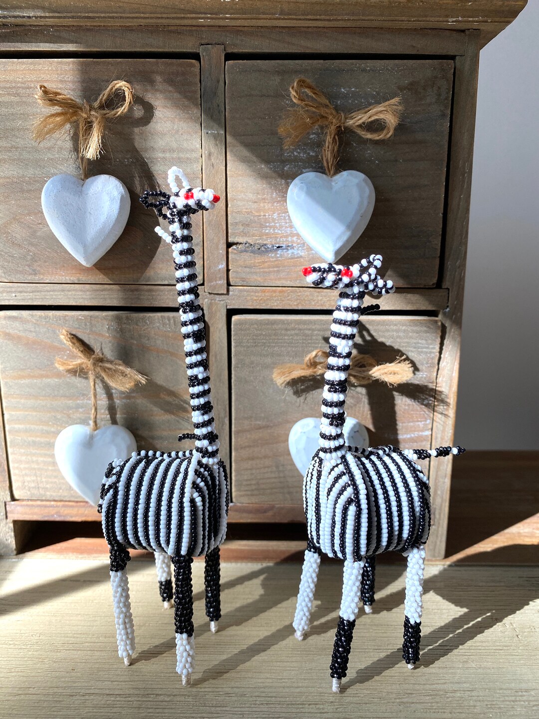 African Beaded Zebra Sculpture: Handmade Zulu Art - Etsy