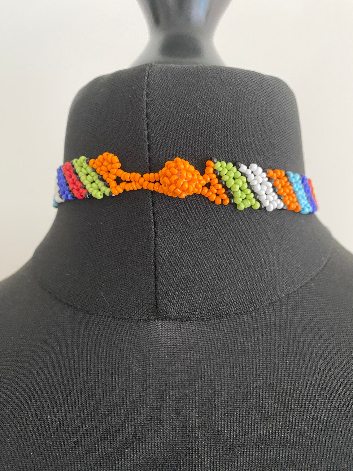 Beaded Tie Zulu Beaded Tie African Necktie Ethnic Tie Wedding Tie ...