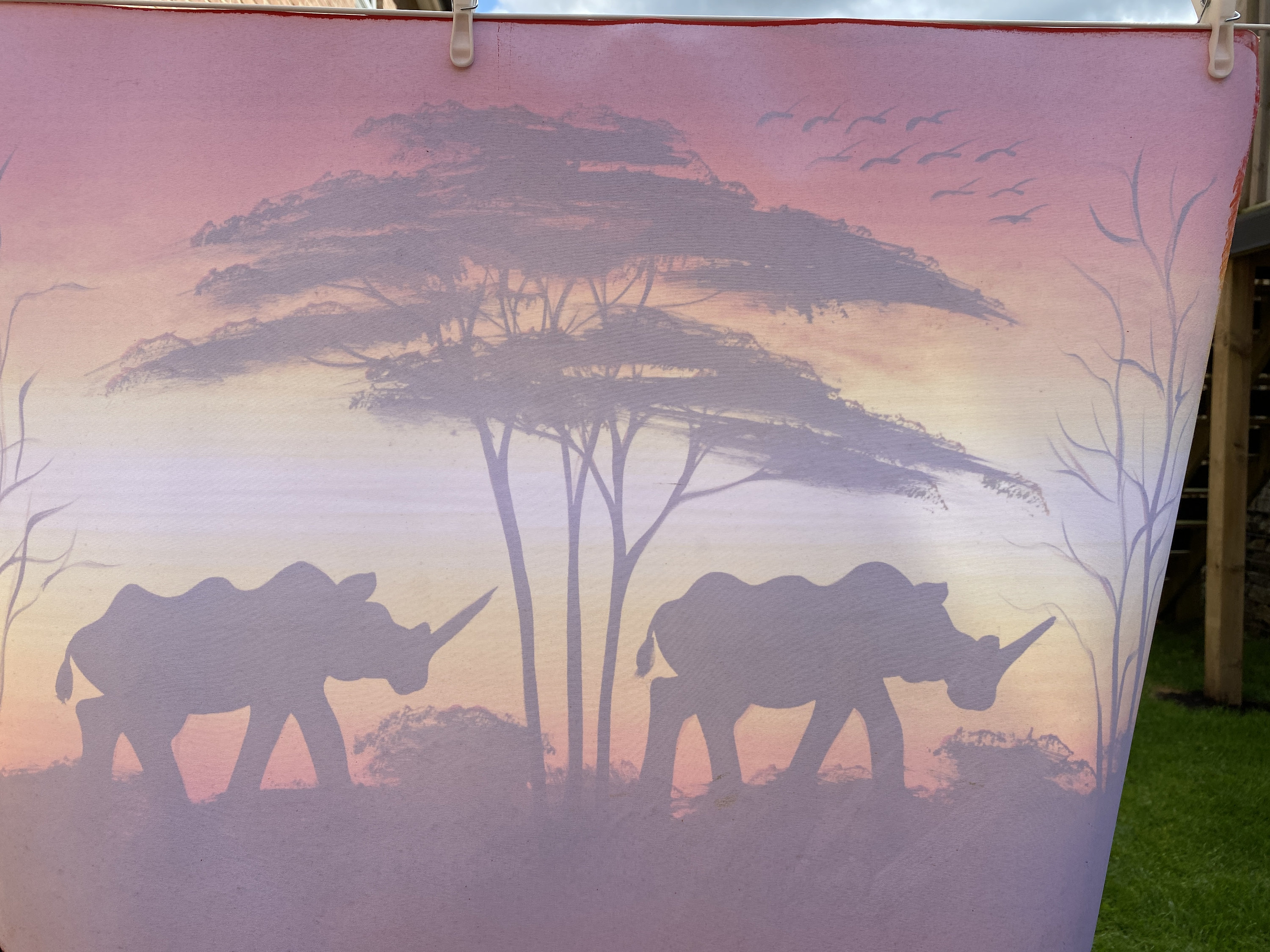 Acrylic Art on Canvas South African Art Original Painting African Scene ...