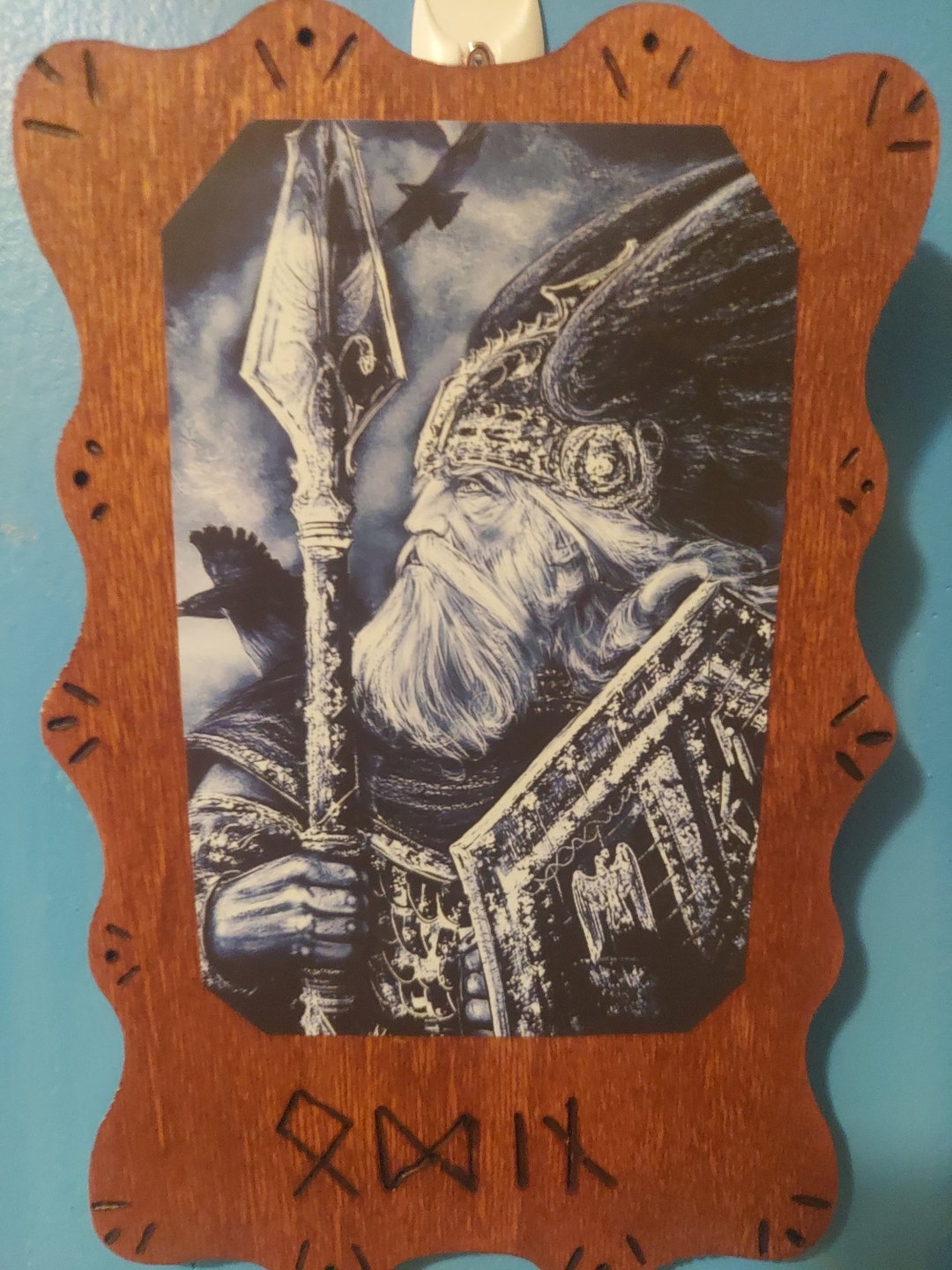 All Father Odin Deity Plaque - Etsy