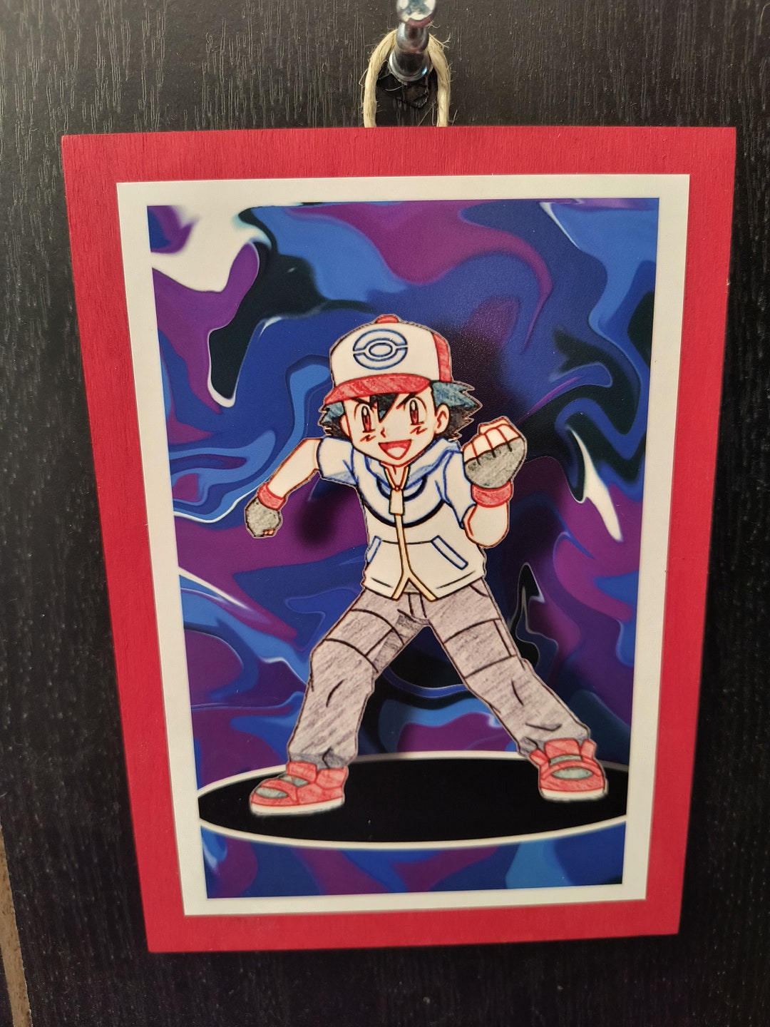 Pokemon Ash Ketchum Plaque - Etsy