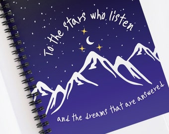 ACOTAR Journal for the Stars Who Listen, and the Dreams That Are ...