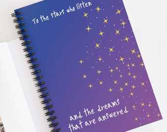 ACOTAR Journal for the Stars Who Listen, and the Dreams That Are ...