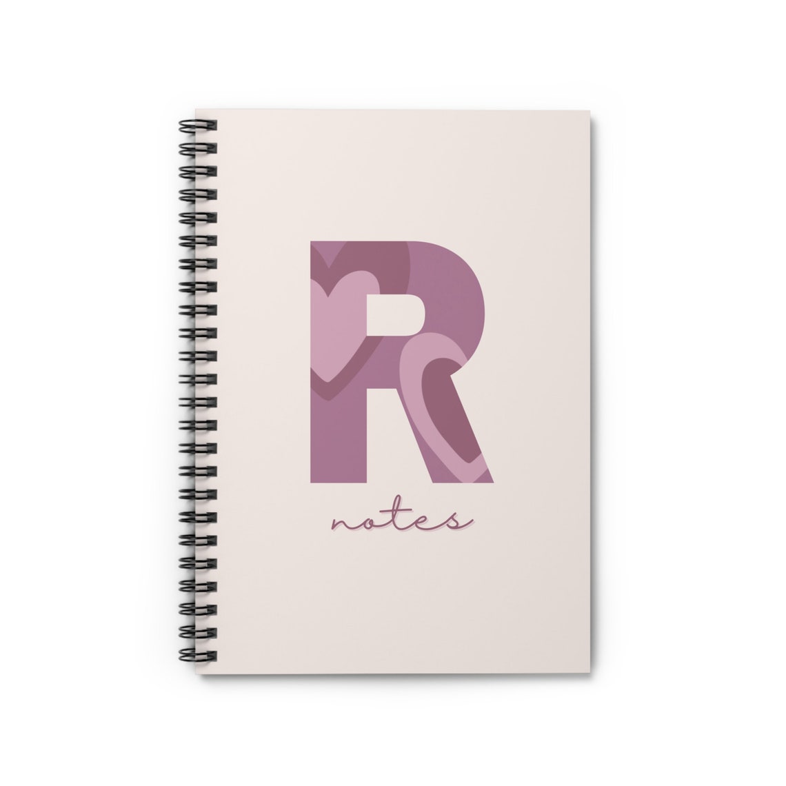 Initial 'R' Spiral Notebook: Lettering, Drawing, & Note-taking Journal ...