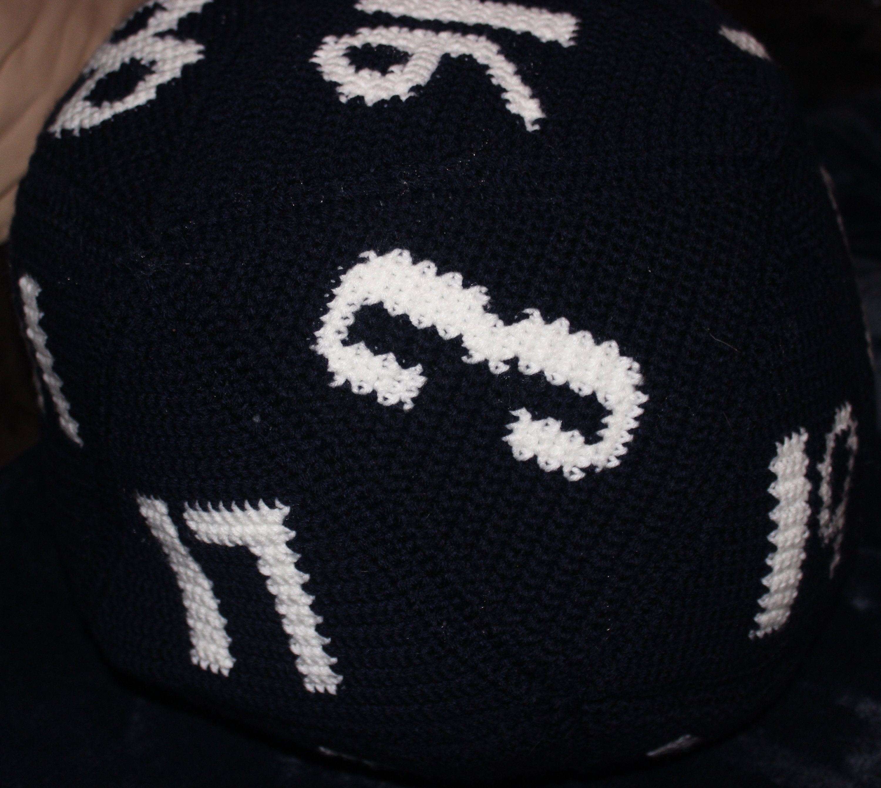 Jumbo 20-sided Dice Pillow Crochet Pattern - Etsy