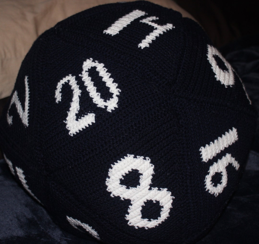 Jumbo 20-sided Dice Pillow Crochet Pattern - Etsy